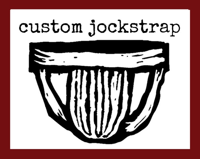 Men's Made to Order Custom Jockstrap Jock - Etsy