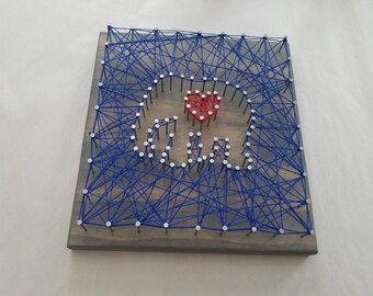 Elephant string art | Etsy