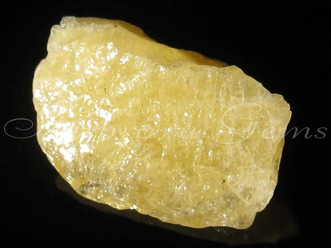 One Rare Agni Gold Danburite Crystal Most With Tiny Rainbows ...