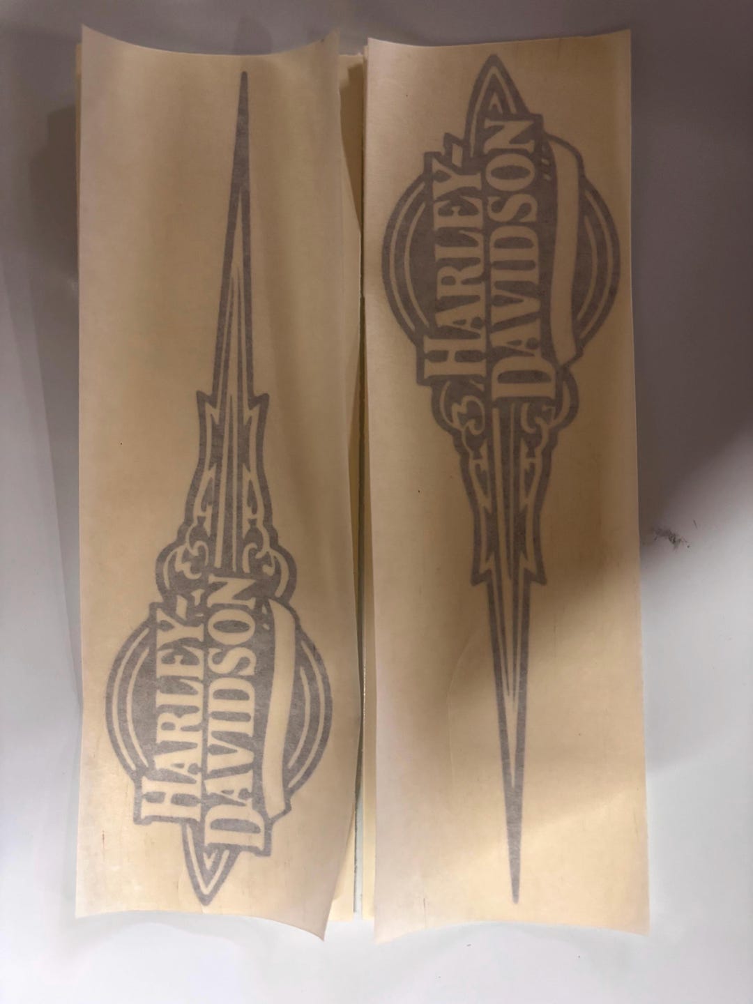 Harley Davidson Tank Decals (set of 2) - Etsy