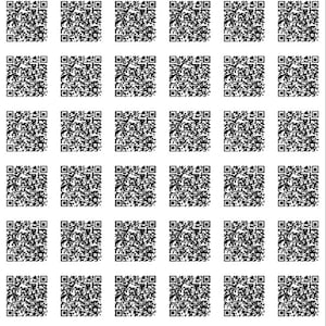 Custom QR Code Sticker Labels, Kiss Cut Stickers, Different Sizes ...