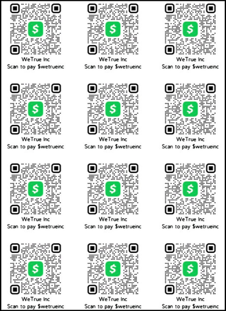 Custom QR Code Sticker Labels Kiss Cut Stickers Different - Etsy