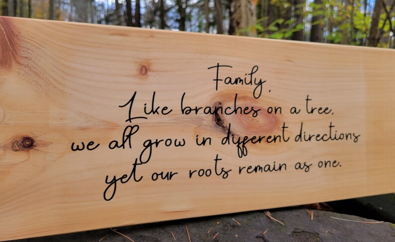 Family Sign- Made to Order - Etsy