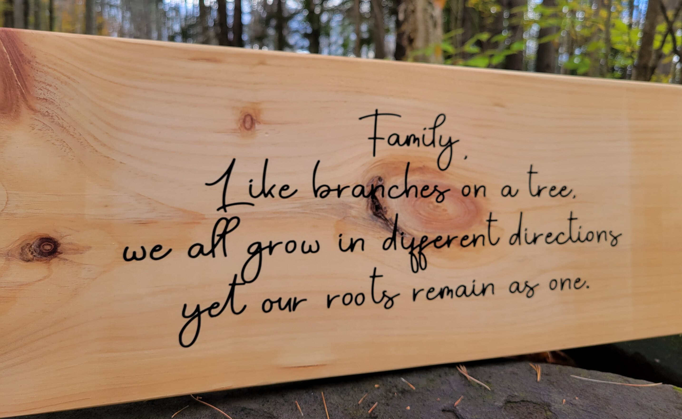 Family Sign- Made to Order - Etsy