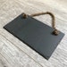 Handmade Natural Slate Hanging Chalkboard Blackboard Message - Etsy