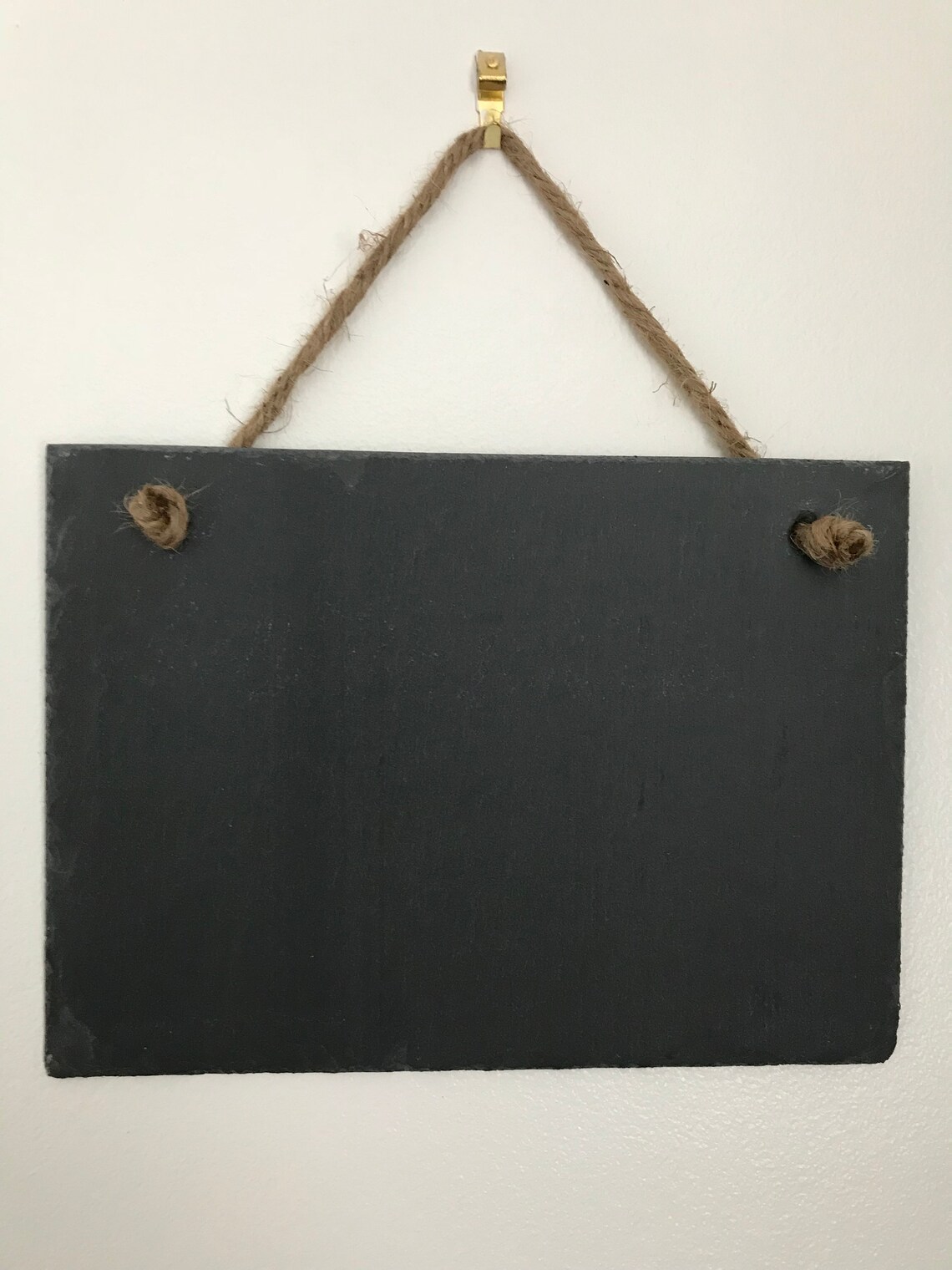 Handmade Natural Slate Hanging Chalkboard Blackboard Weddings - Etsy
