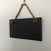 Handmade Natural Slate Hanging Chalkboard Blackboard Message - Etsy