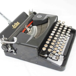 Vintage Typewriter ERIKA Mod. 5 Black (tw93), 1940's, With Ribbon ...