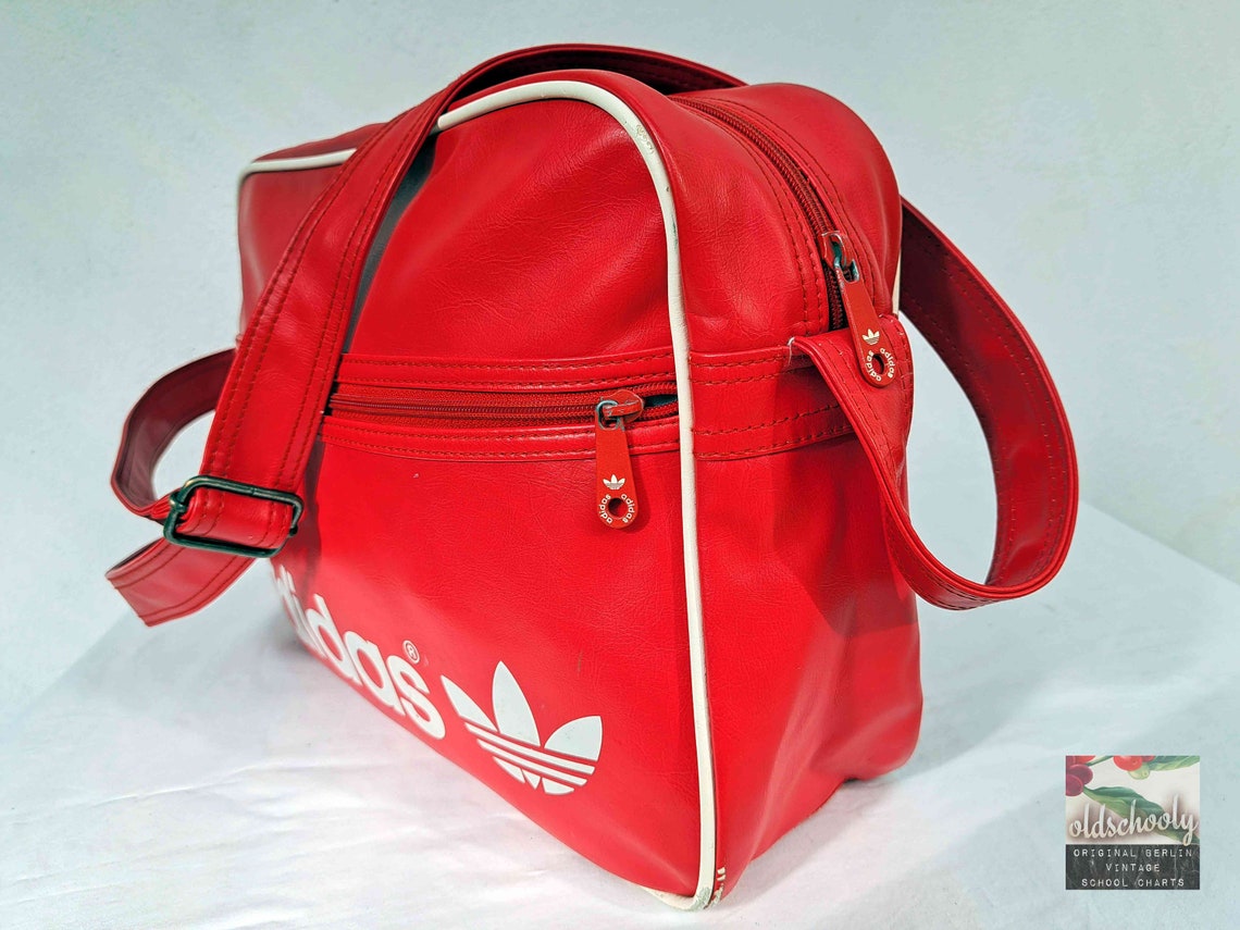 Vintage Sport Bag Adidas 14 Original 1980s - Red - Rare! Antique ...
