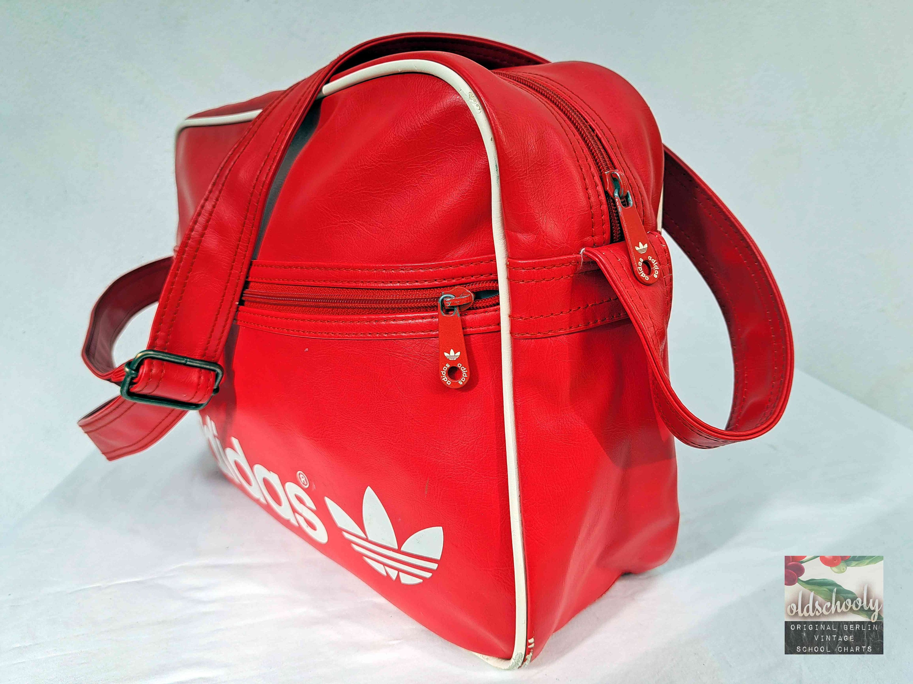 Vintage Sport Bag Adidas 14 Original 1980s - Red - Rare! Antique ...