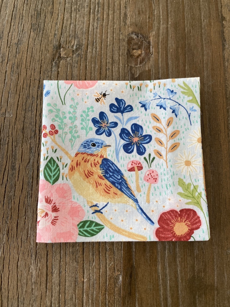 Bluebird Cocktail Napkins - Etsy