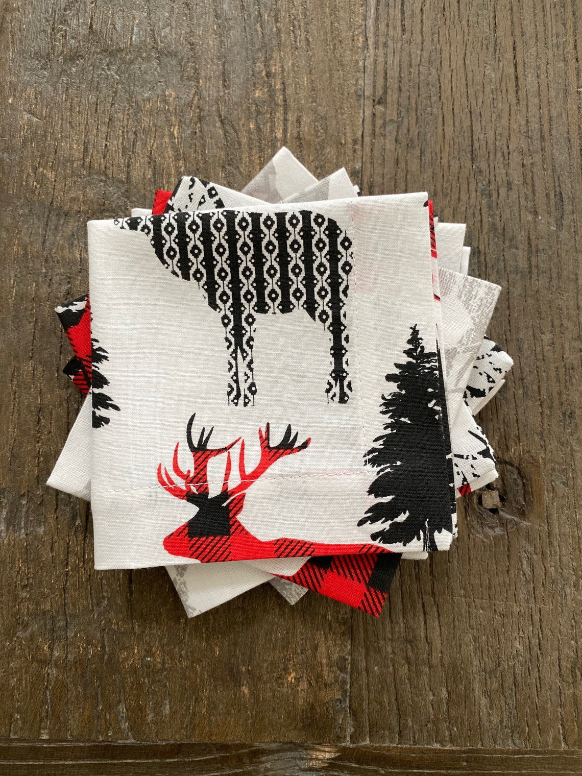 Holiday cocktail napkin collection - Etsy Italia