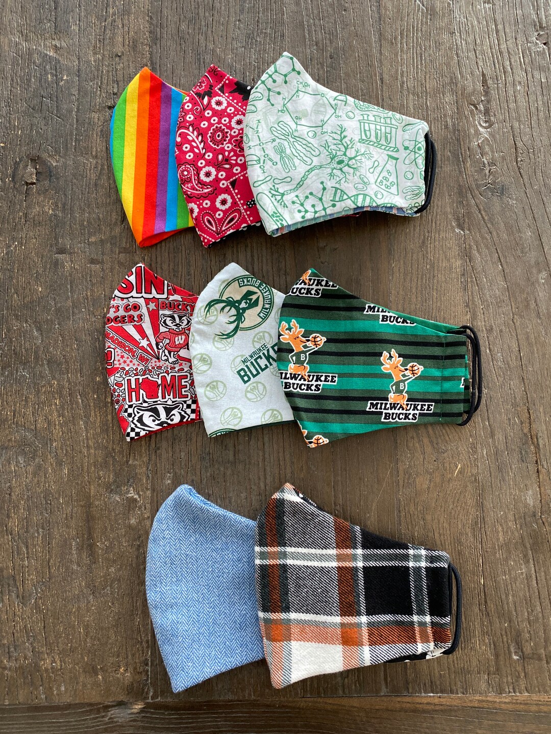 Olson Cotton Face Mask With Optional Filter Pocket - Etsy