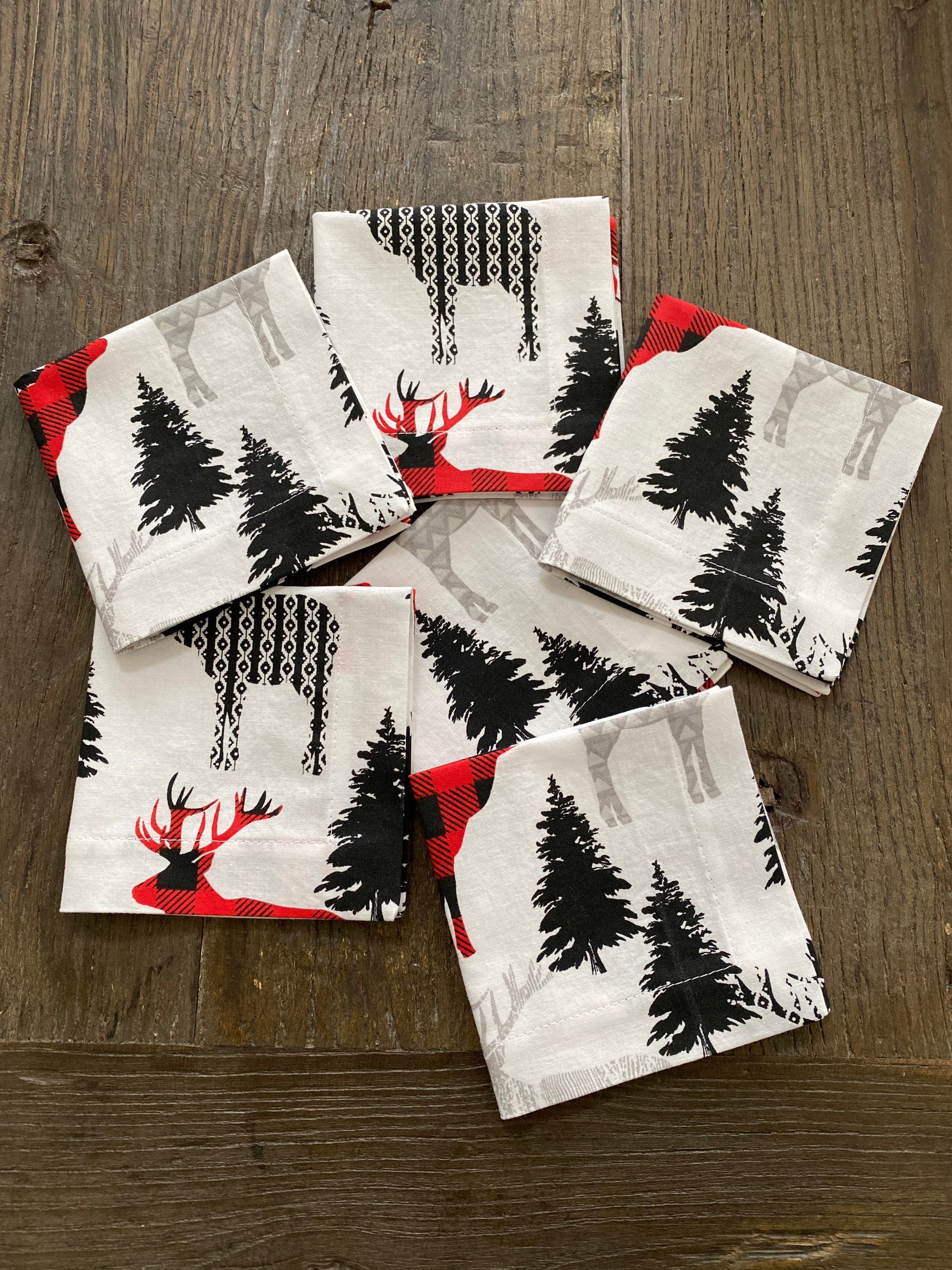 Holiday Cocktail Napkin Collection - Etsy