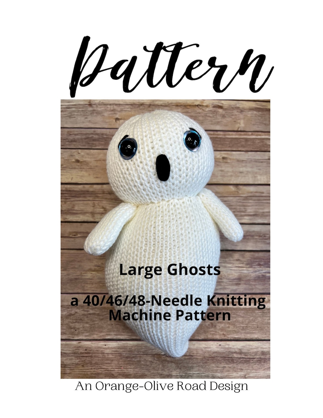 Large Ghost Knitting Machine Pattern | Addi + Sentro Supported ...