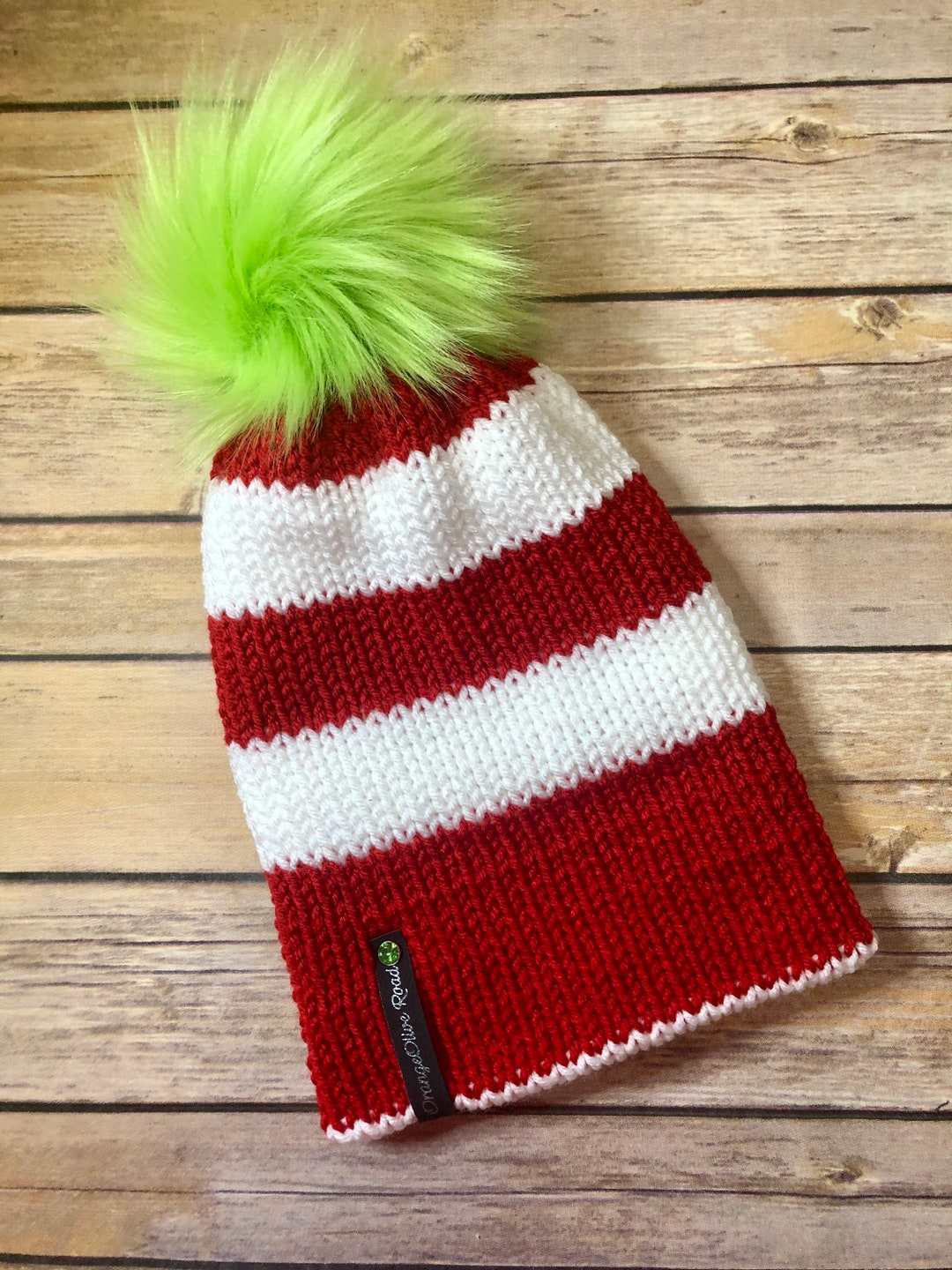 Ready to Ship | Christmas Beanie, Red and White Beanie, Christmas ...