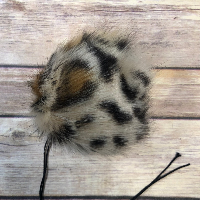 Leopard Faux Fur Pom - Etsy