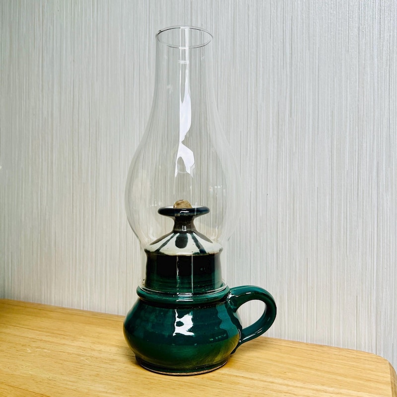 Pottery Oil Lamp - Etsy