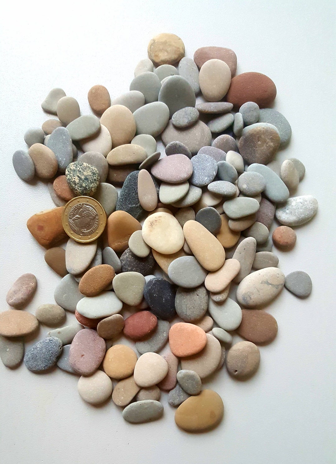 150 Psc 1 Cm - 3 Cm / 0.39'' - 1.18'' Small Natural Baltic Beach ...