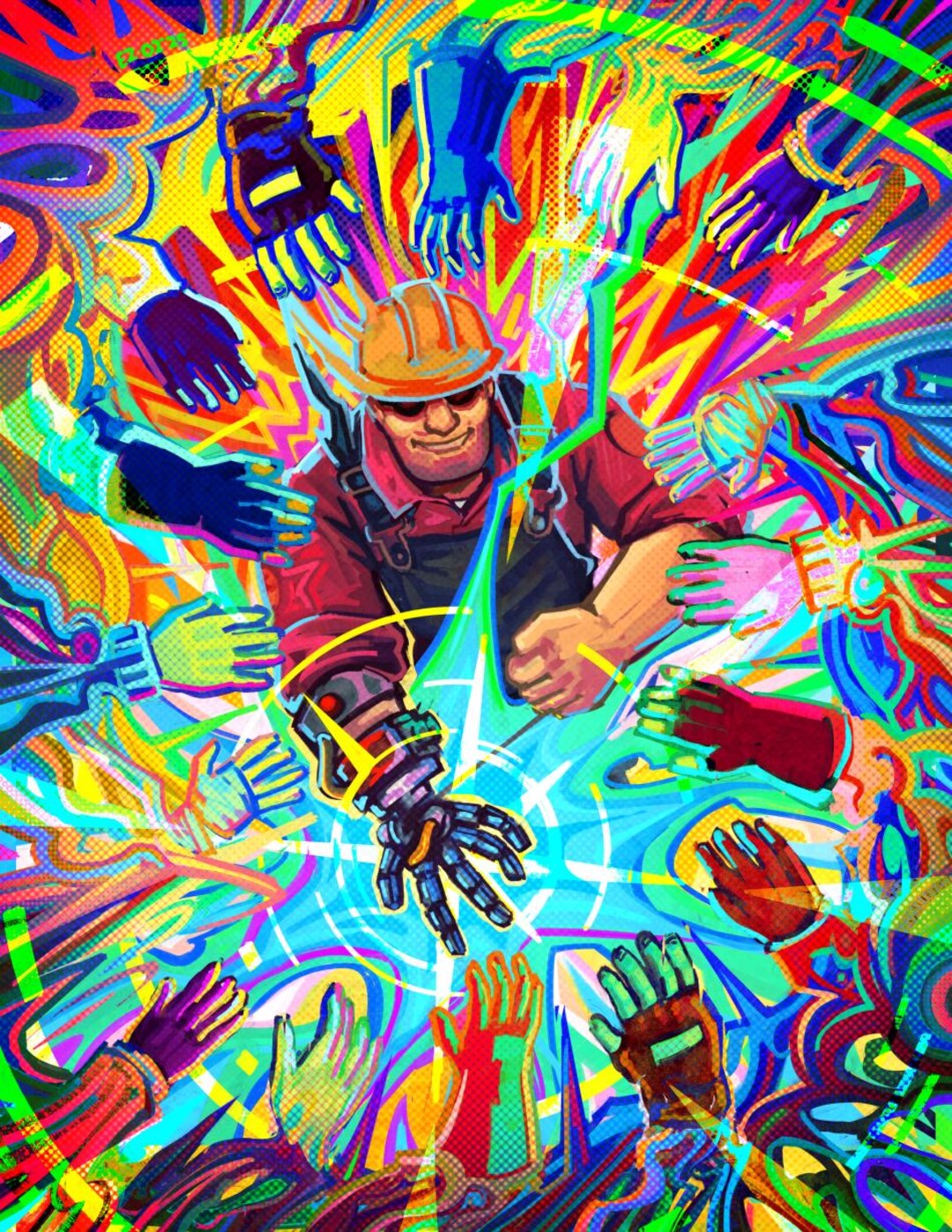 TF2 Engineer Print - Etsy