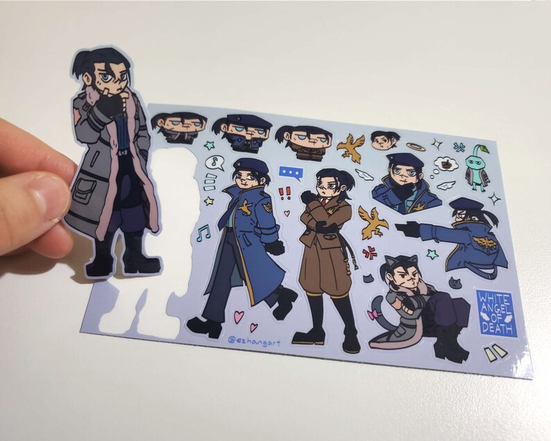 Tekken 8 Dragunov Claudio Sticker Sheets - Etsy