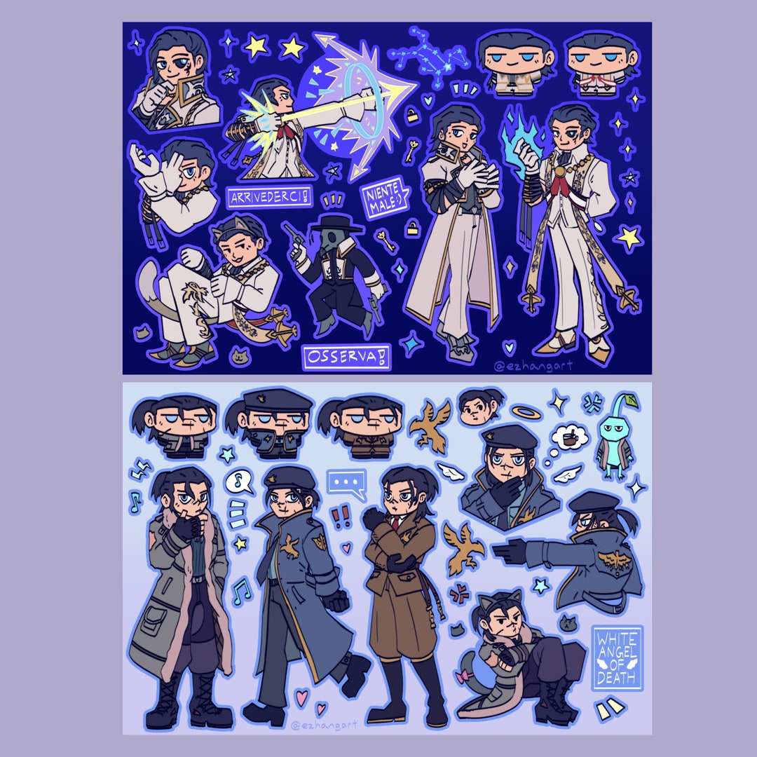 Tekken 8 Dragunov Claudio Sticker Sheets - Etsy