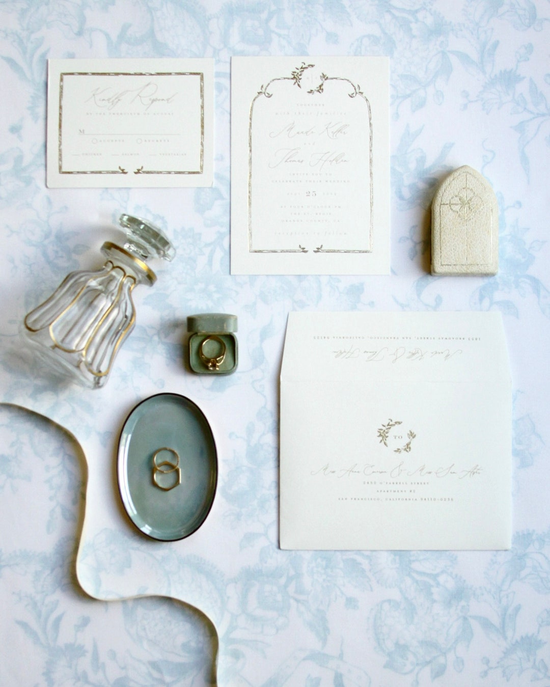 Toile Flat Lay Styling Mat Custom Double-sided Rollable Cotton (choose ...