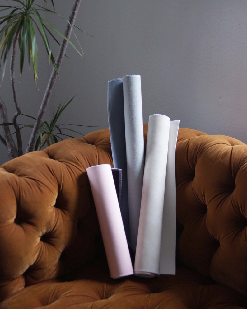 Sand Beige Flat Lay Styling Mat Brushstroke Pattern Custom Double-sided ...