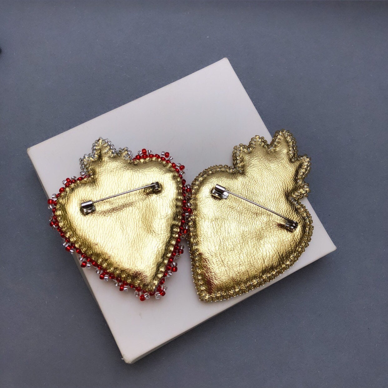 Sacred Heart Brooch, Religious Jewelry, Catholic Pin, Symbol of Love ...