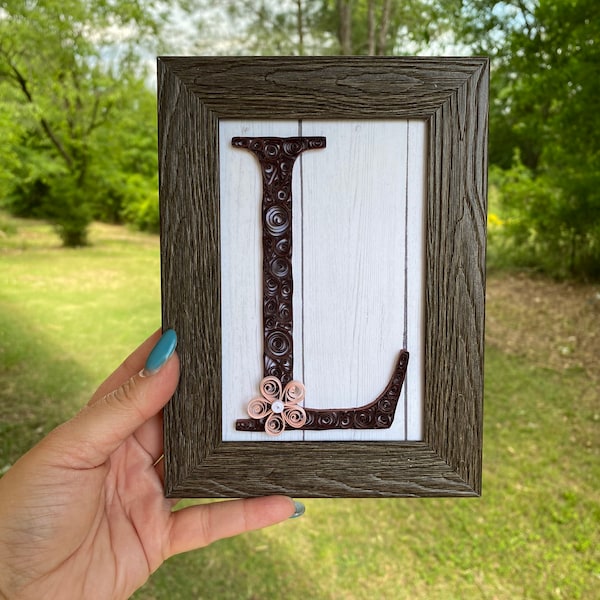 Quilled Monogram - Etsy