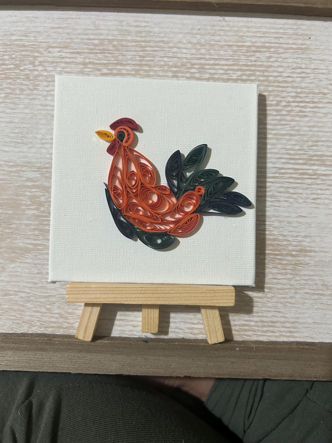 4x4 Paper Quilled Rooster - Etsy