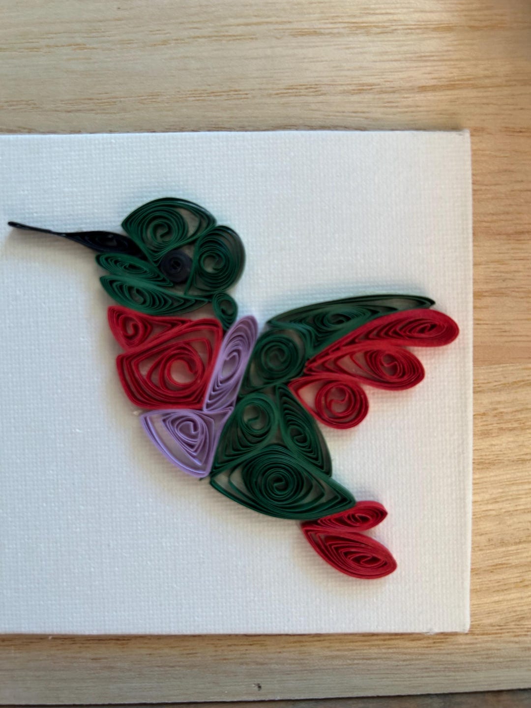 4x4 Paper Quilled Hummingbird - Etsy