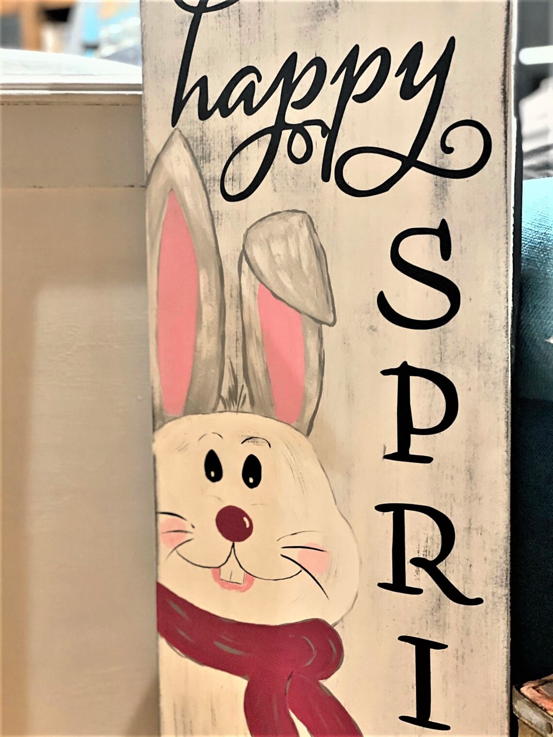 Spring Porch Sign. Bunny Sign. Spring Porch Decor. - Etsy