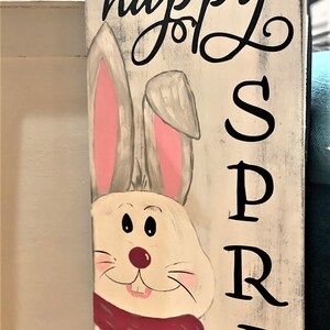 Spring Porch Sign. Bunny Sign. Spring Porch Decor. - Etsy