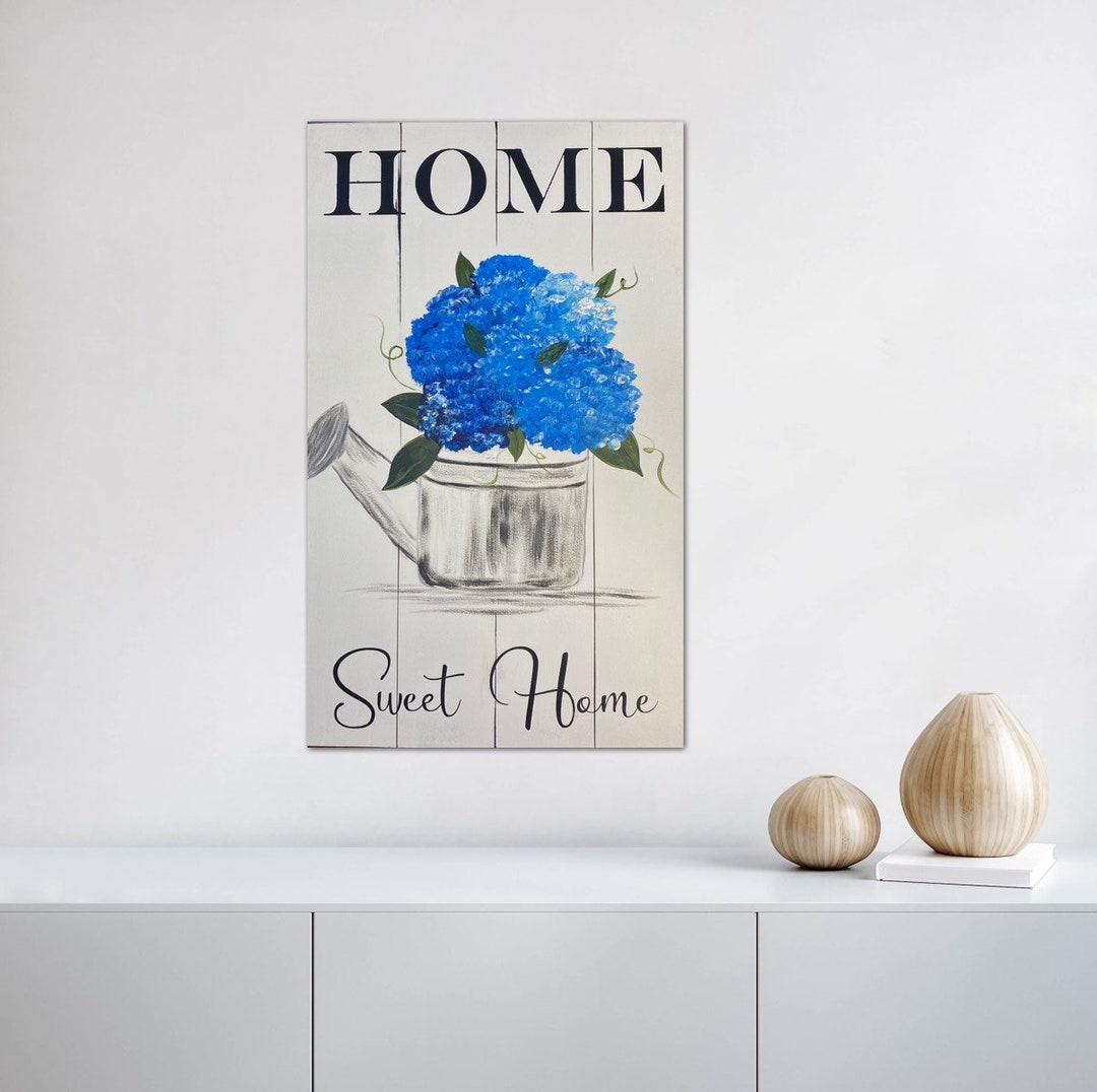 Floral Wall Art. Farmhouse Sign. Shabby Chic Sign. French Cottage Decor ...