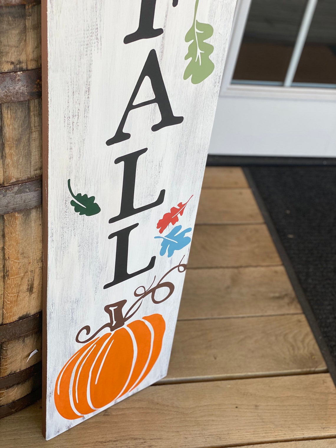 Hello Fall Porch Sign Halloween Fall Thanksgiving Wood - Etsy