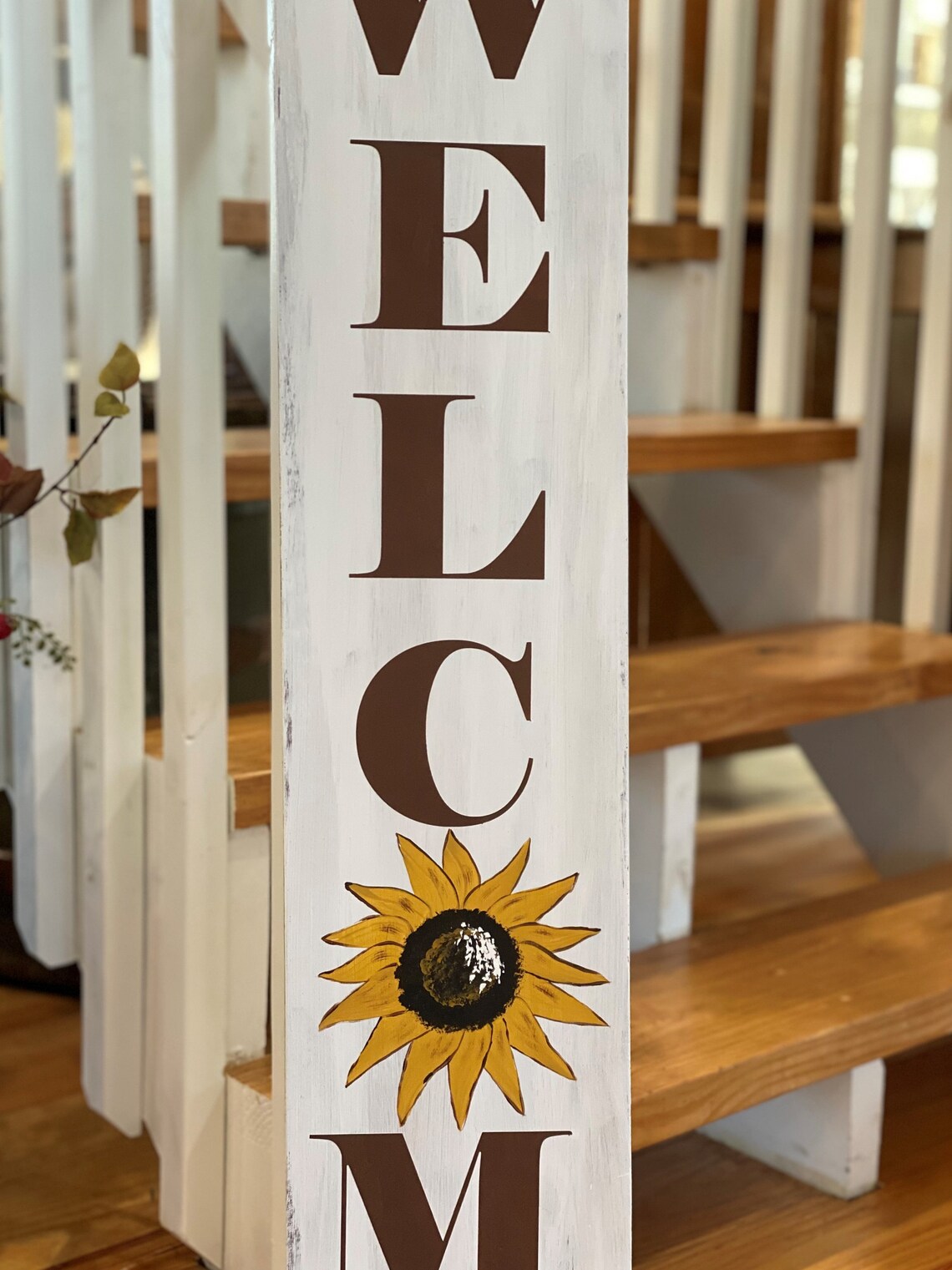 Porch Sign. Welcome Porch Sign. Sunflower Porch Sign. Porch - Etsy