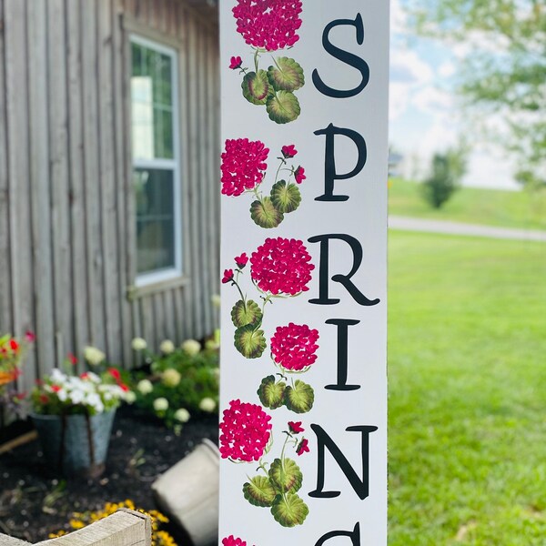 Spring Porch Sign - Etsy