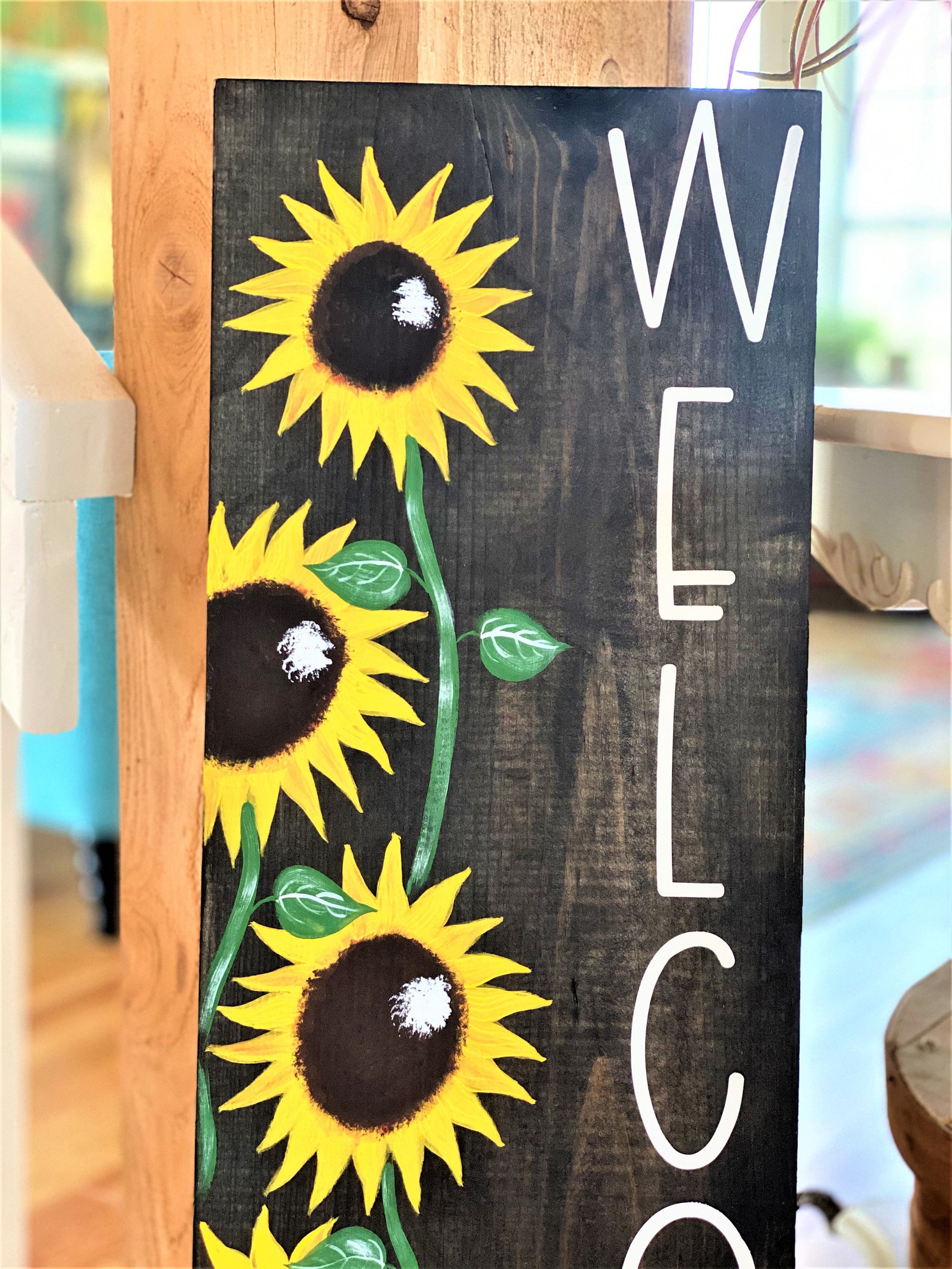 Porch Sign. Welcome Porch Sign. Sunflower Porch Sign. Fall - Etsy