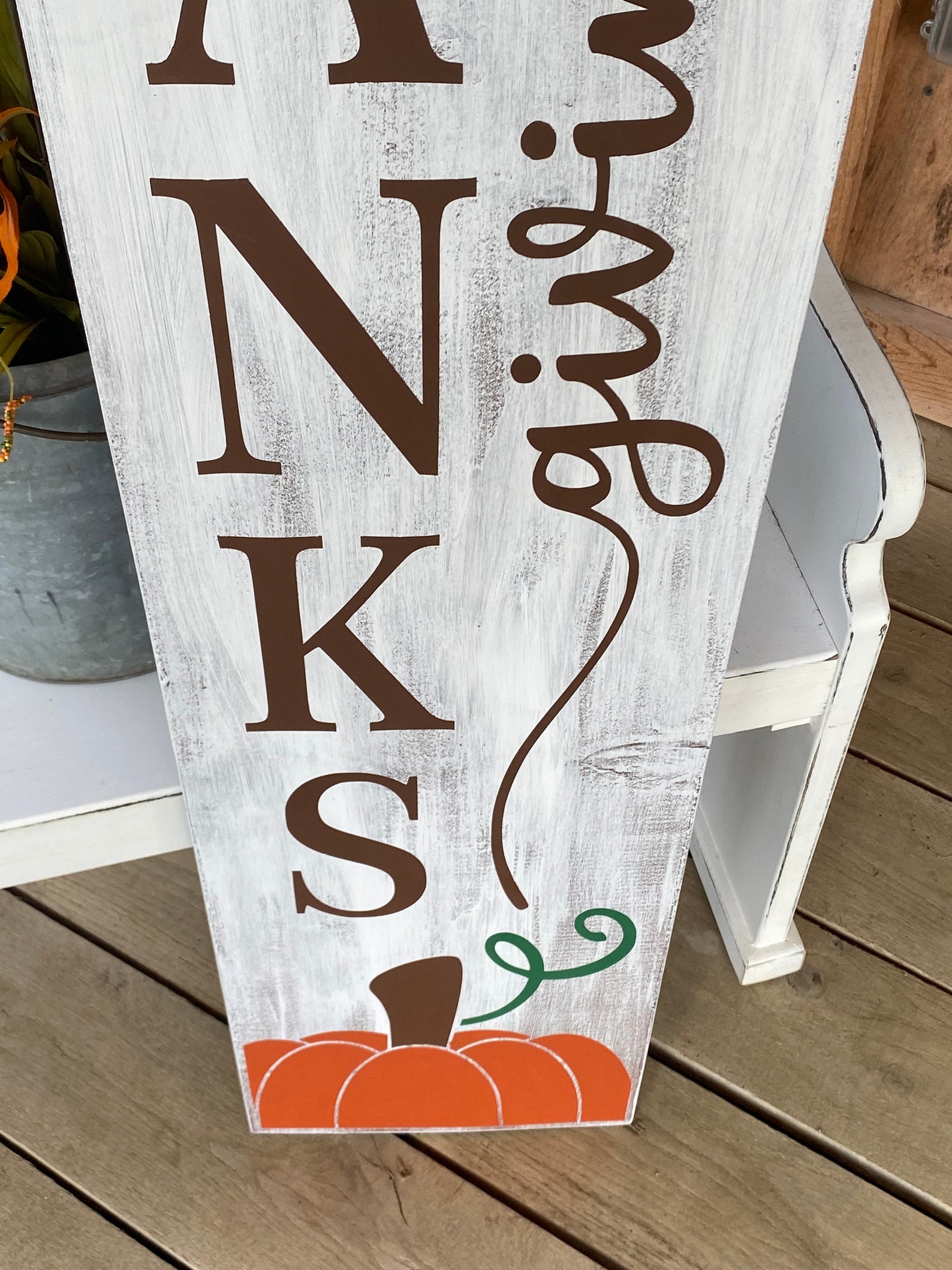 Happy Thanksgiving Porch Sign Fall Decor Thanksgiving Wood - Etsy
