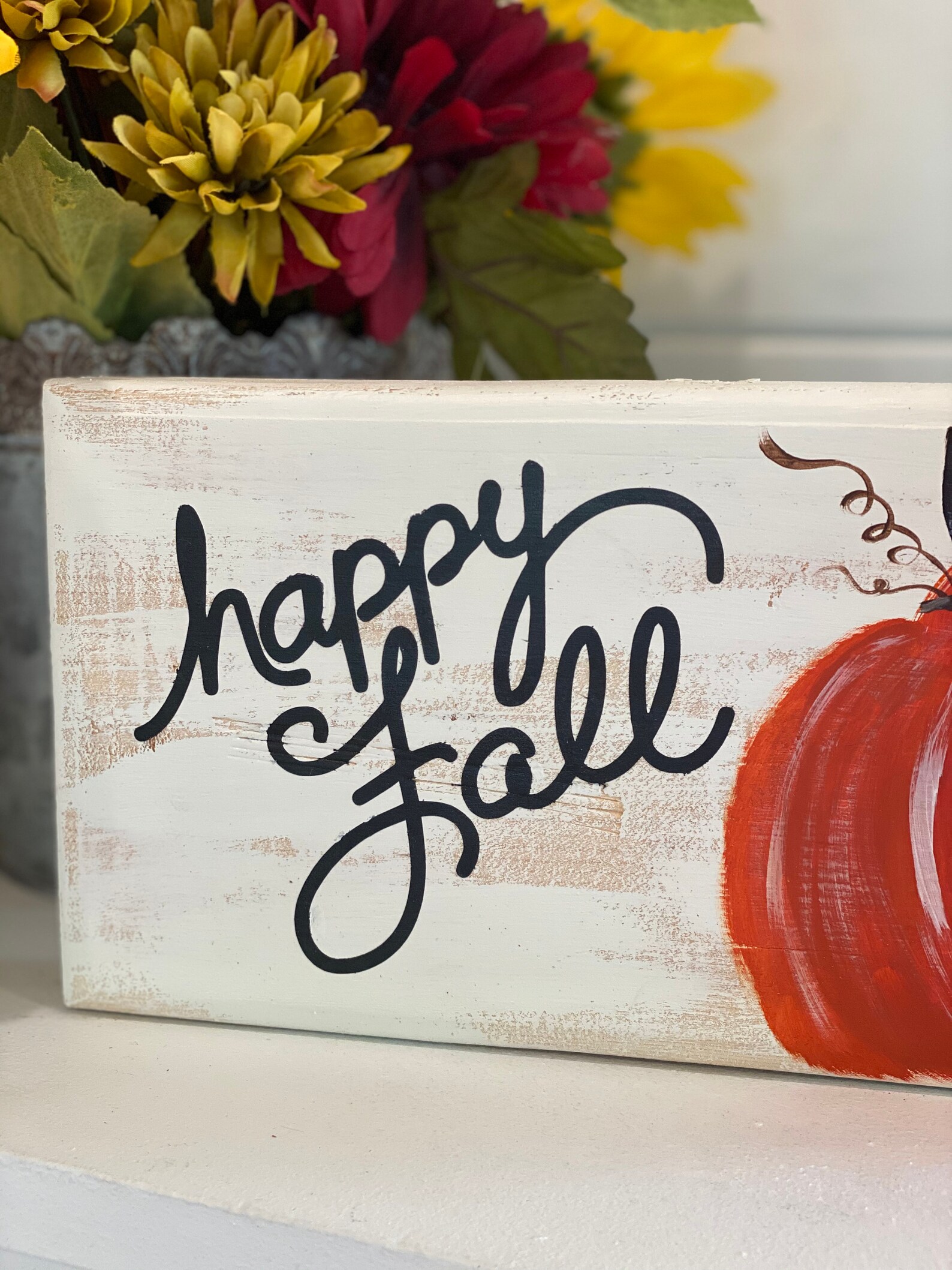 Fall Shelf Sitter. Shelf Decor. Pumpkin Shelf Sitter. Mantel - Etsy