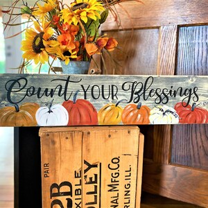 Fall Wood Sign. Farmhouse Fall Sign. Pumpkin Wood Sign. Inspirational ...