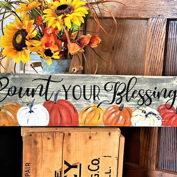 Fall Wood Signs - Etsy