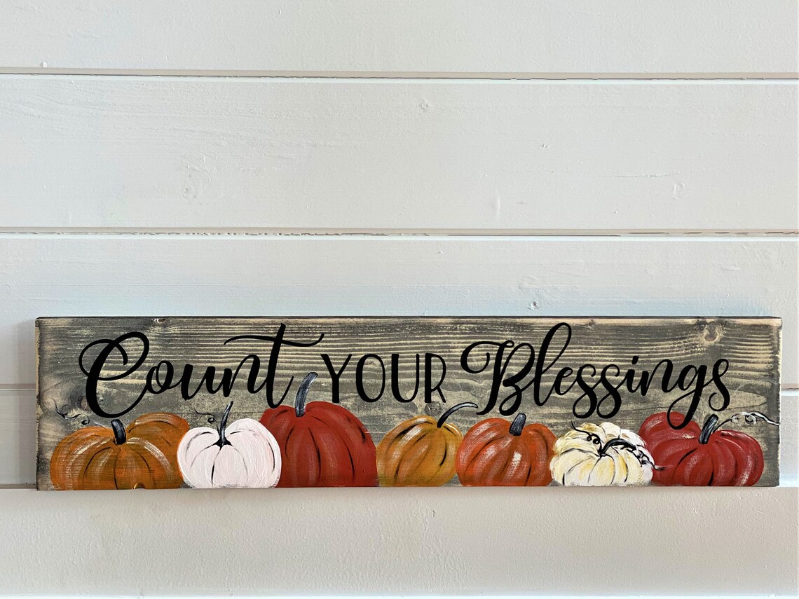 Fall Wood Sign. Farmhouse Fall Sign. Pumpkin Wood Sign. - Etsy