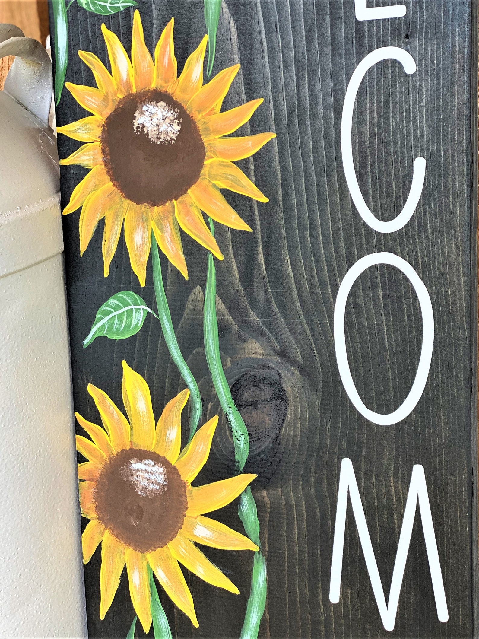 Porch Sign. Welcome Porch Sign. Sunflower Porch Sign. Summer - Etsy