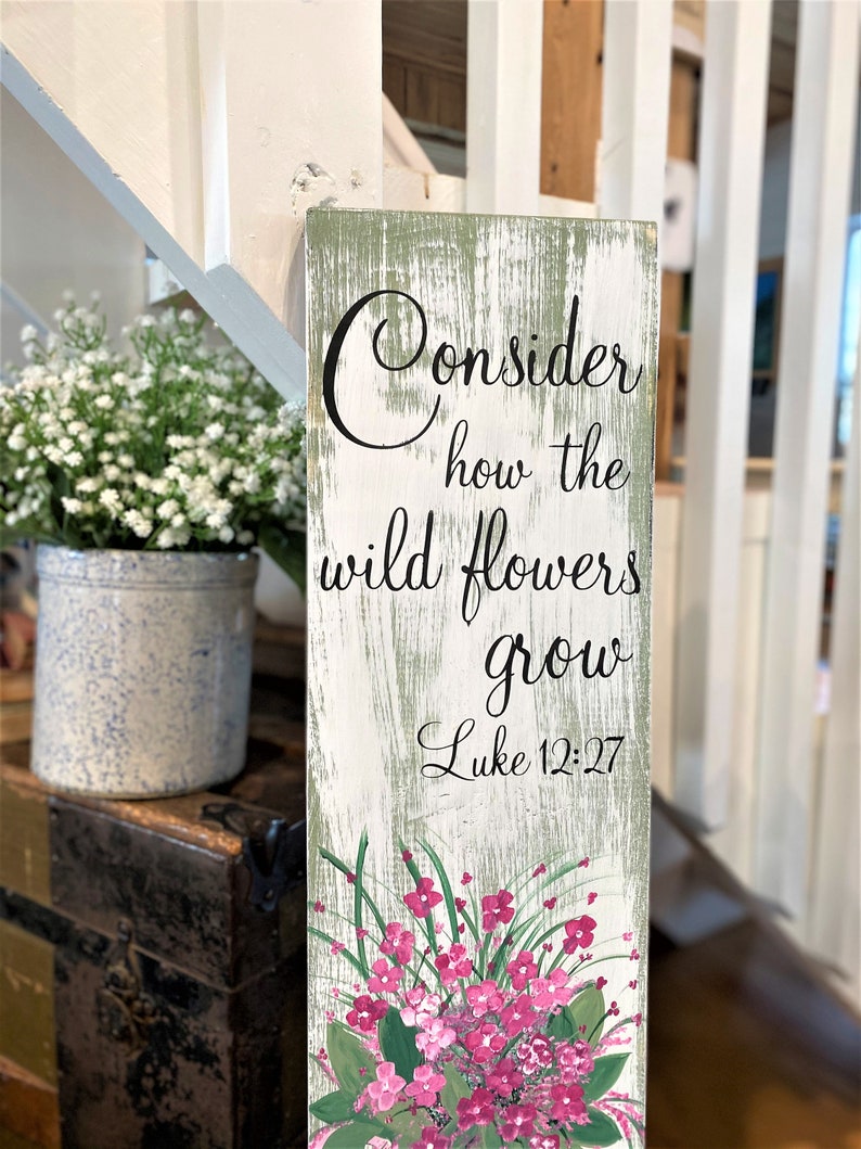 Porch Sign With Flowers. Porch Decor. Flower Sign. Sign With - Etsy