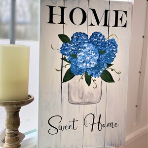 Floral Wall Art. Farmhouse Sign. Shabby Chic Sign. French Cottage Decor ...