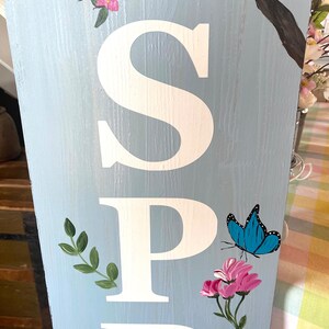 BEAUTIFUL Spring Porch Sign Spring Porch Decor Happy Spring Porch Sign ...