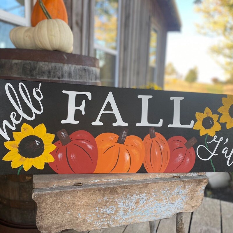 Fall Porch Signs - Etsy