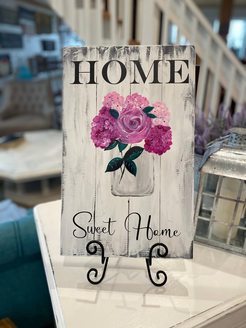 Floral Wall Art. Farmhouse Sign. Shabby Chic Sign. French - Etsy